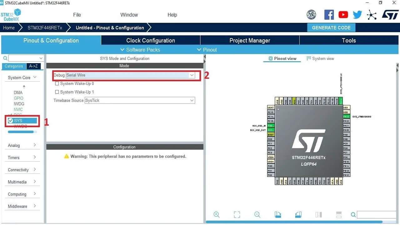 How to create a project in stm32CubeMX for Keil uvision Ide – Embedded ...