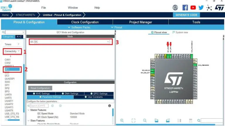 How to create a project in stm32CubeMX for Keil uvision Ide – Embedded There