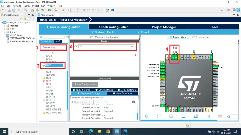 STM32 I2C tutorial with HAL code example – Embedded There