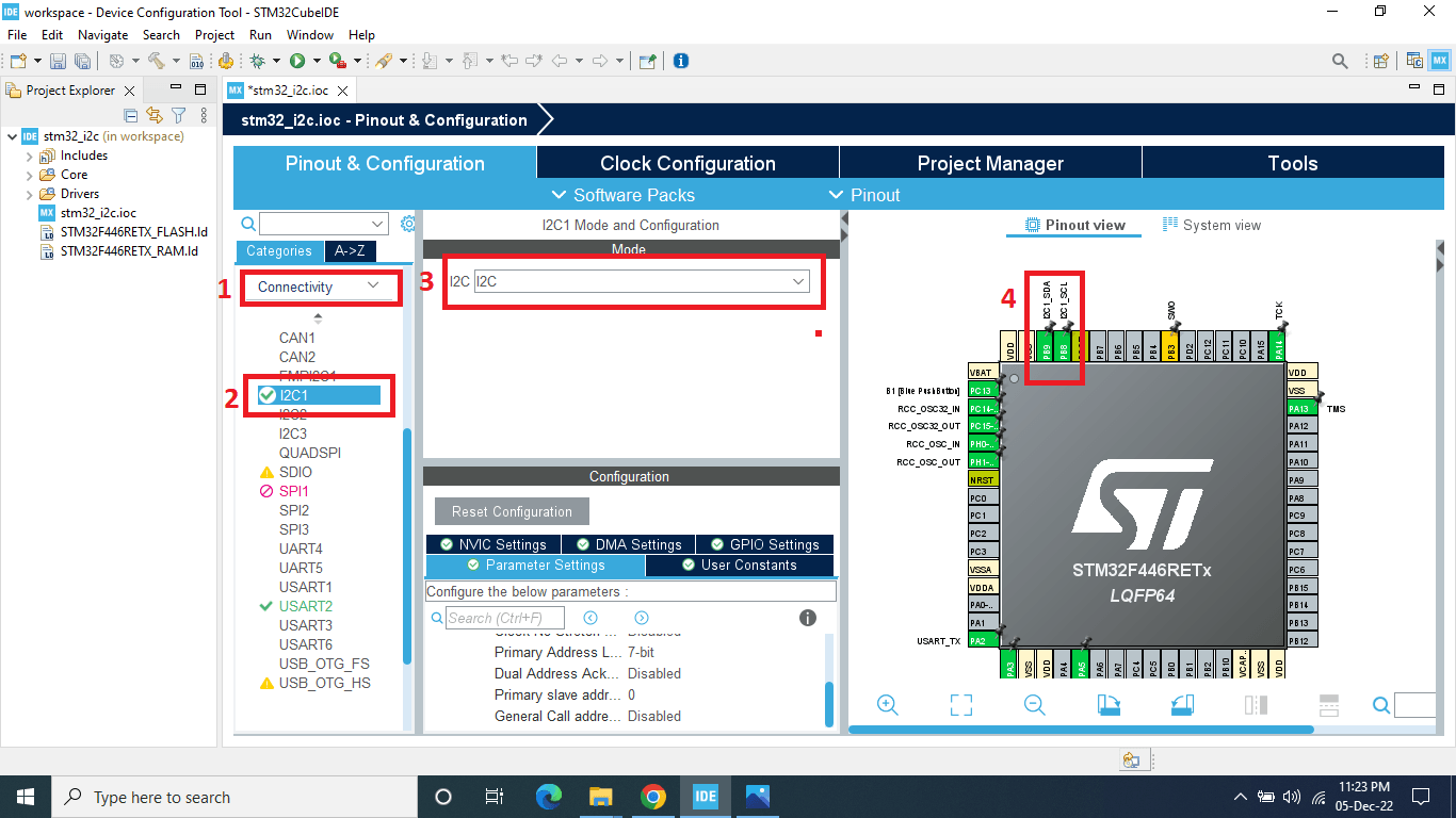 Stm32 I2c Tutorial With Hal Code Example Embedded There