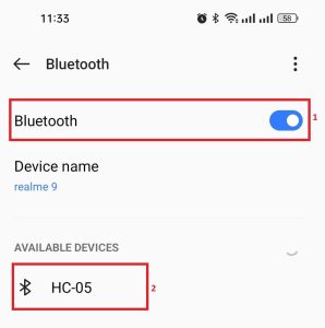 Stm32 Bluetooth module HC-05 interfacing with HAL code example – Embedded There