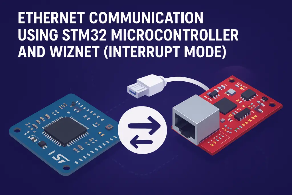 Ethernet Communication Using Stm32 Microcontroller And Wiznet 3592